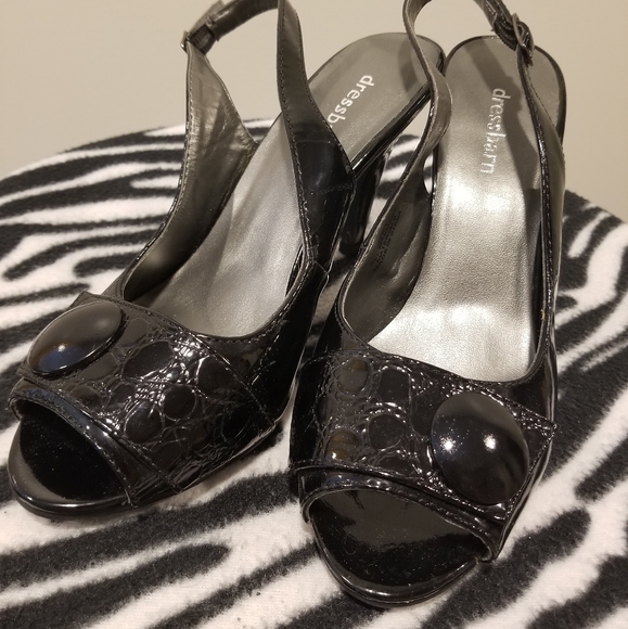 Dress Barn | Shoes | Womens Dressbarn Patent Leather Sandals | Poshmark